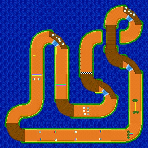 Yoshi Falls - Mario Kart PC