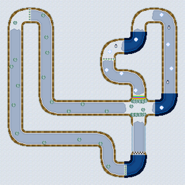 Snow Land - Mario Kart PC