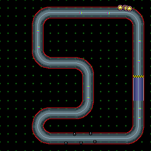 night speedway - Mario Kart PC