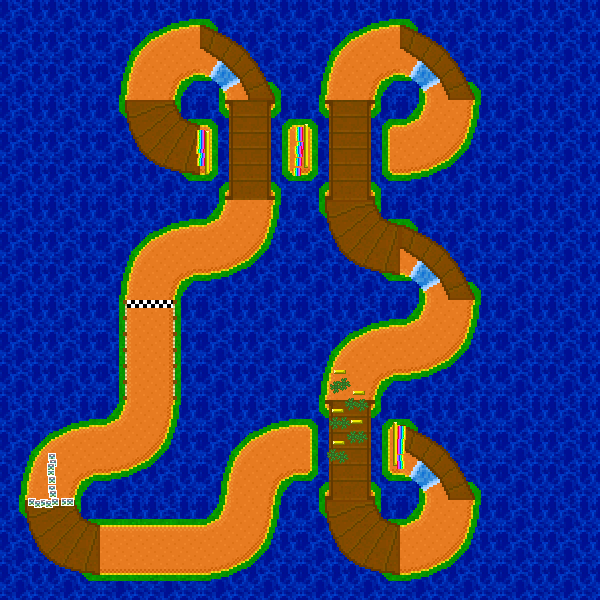 Mario falls - Mario Kart PC