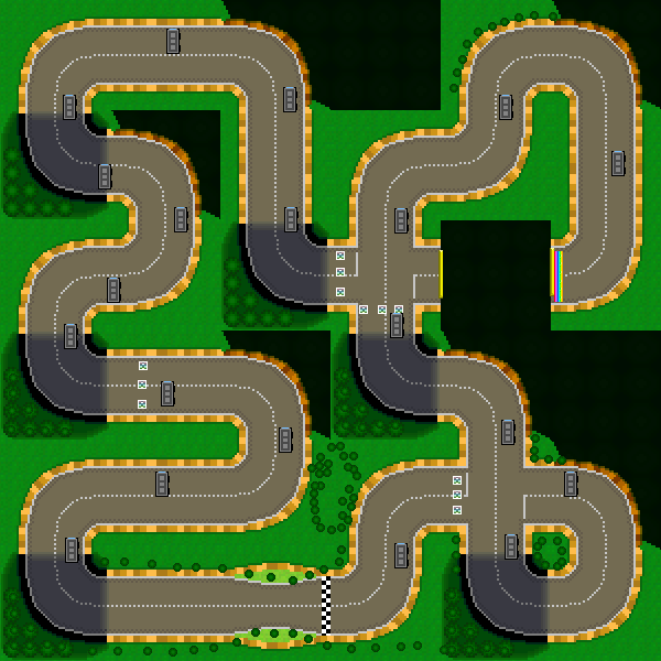 Yoshi's Island Loop - Mario Kart PC