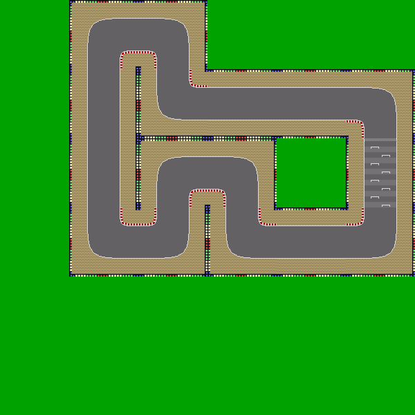 SNES Mario Circuit 1 - Mario Kart PC