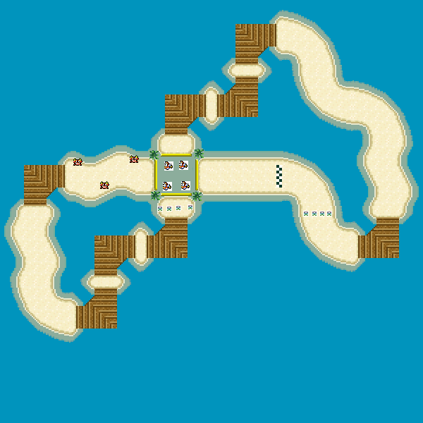 Blue Blue Boardwalk - Mario Kart PC
