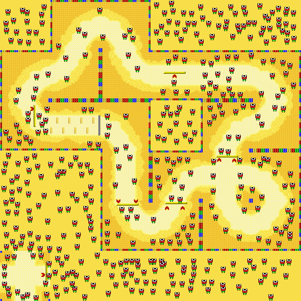The Crowded Pirahna Maze - Mario Kart PC