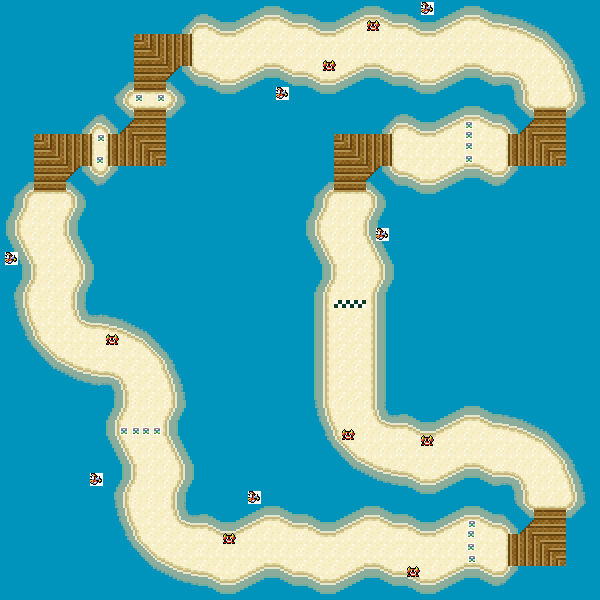 Sandy Sprints - Mario Kart PC