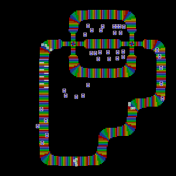 RMX route arc en ciel 2 - Mario Kart PC