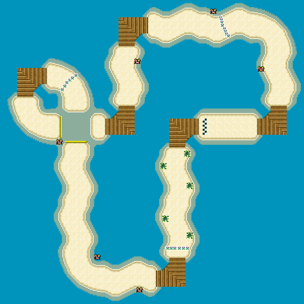 Sidestepper Beach - Mario Kart PC