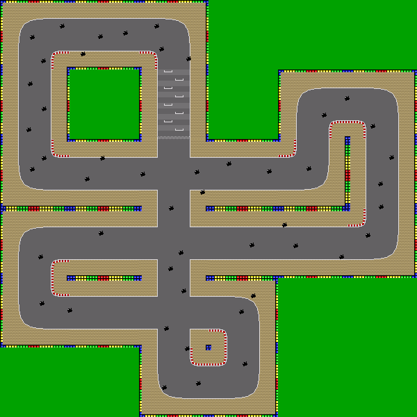 oil slick road - Mario Kart PC