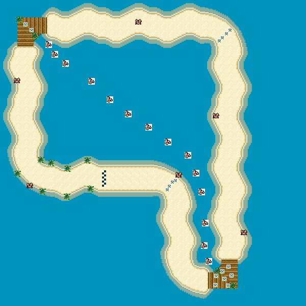 cheep beach - Mario Kart PC