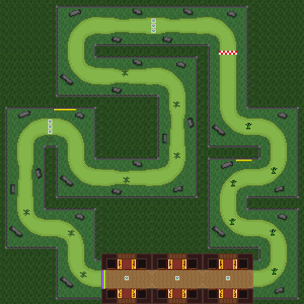 Cemetery Sprint - Mario Kart PC