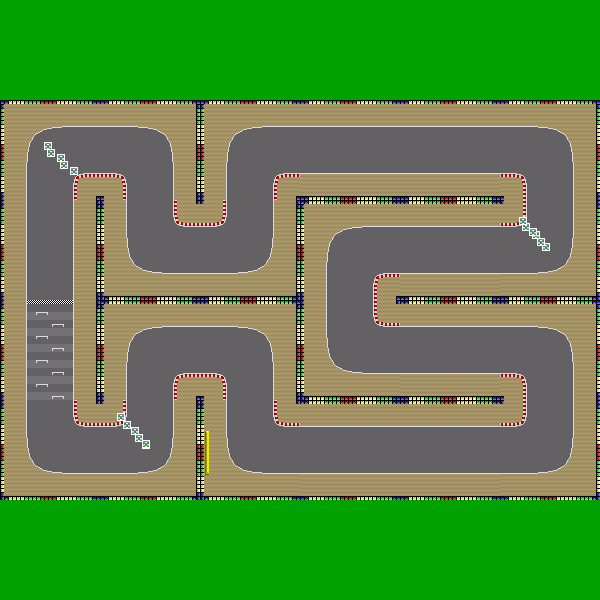 SNES Mario Circuit 3 - Mario Kart PC