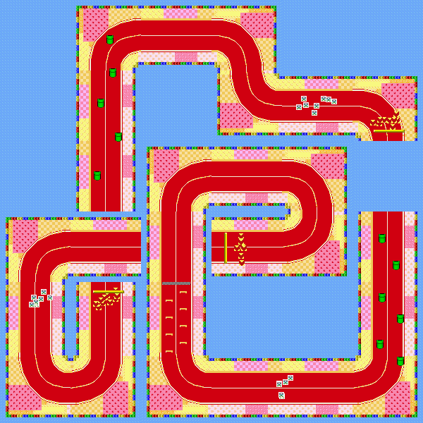 Red ribbon road - Mario Kart PC