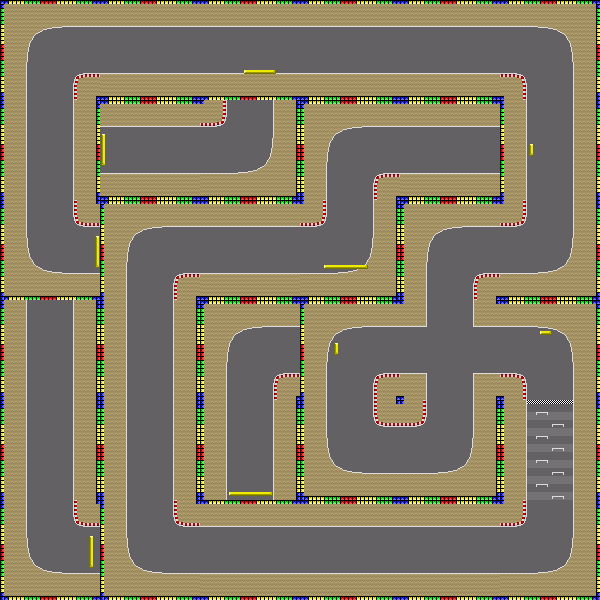 Bowser's Maze - Mario Kart PC