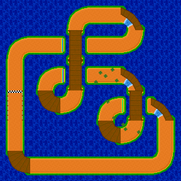 yoshi falls - Mario Kart PC