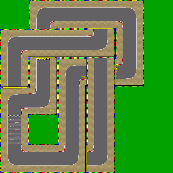 Split Path Circuit - Mario Kart PC