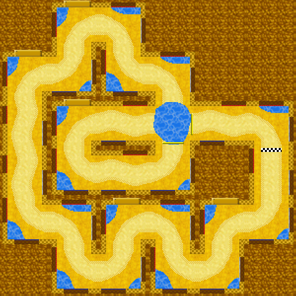 Mario Desert - Mario Kart PC