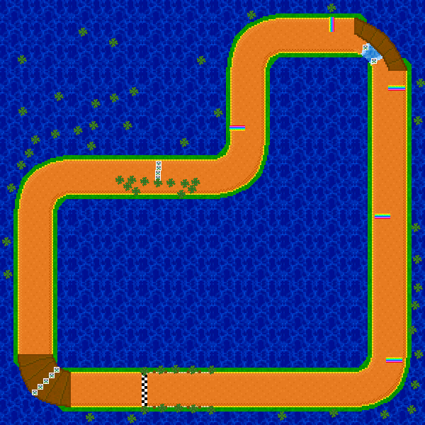 DS Yoshi Falls - Mario Kart PC