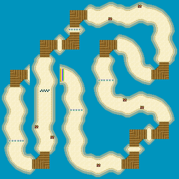 4-1 Pincer Boardwalk - Mario Kart PC