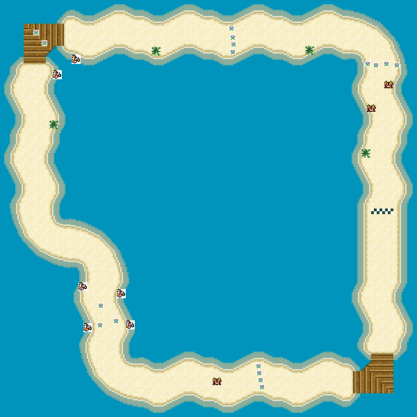 Sandy Outpost - Mario Kart PC