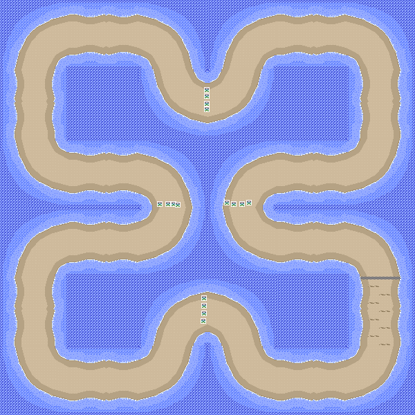 SNES Battle Course 2 - Mario Kart PC