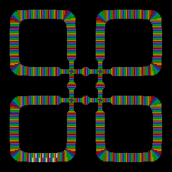 Rainbow Squares - Mario Kart PC