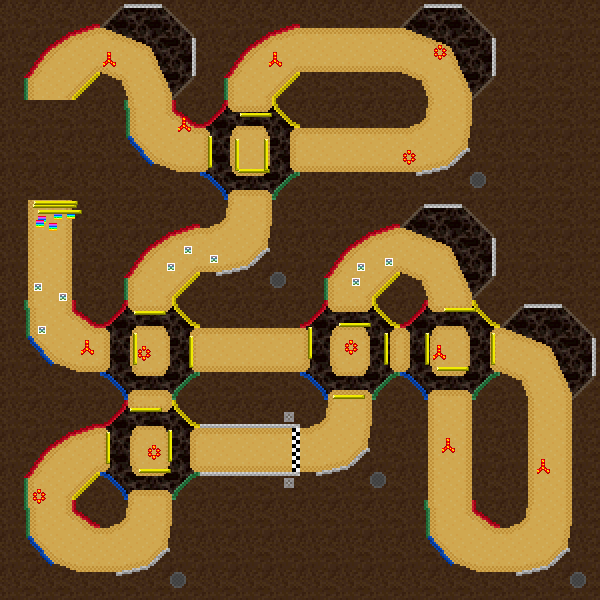 Vulcan dirt land - Mario Kart PC