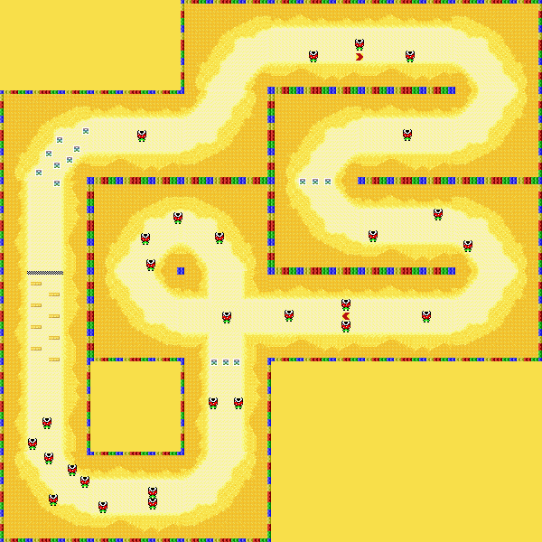 Yoshi's Sand City - Mario Kart PC