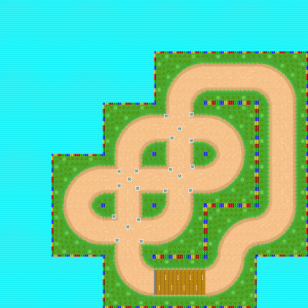 Looping circuit - Mario Kart PC