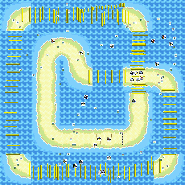 Square atoll - Mario Kart PC