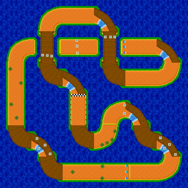 Yoshi Falls - Mario Kart PC