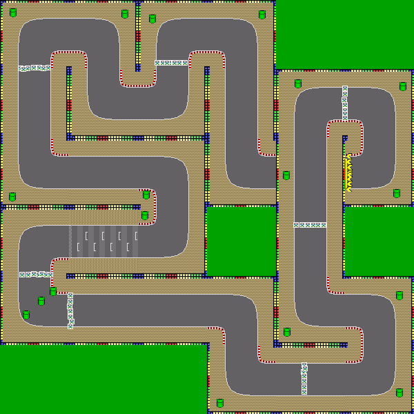 NS2 snes mario circuit 1,2,3 - Mario Kart PC
