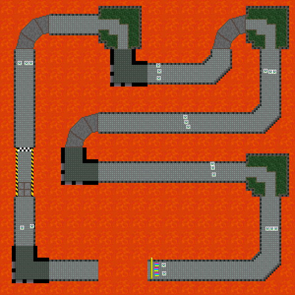 N64 Bowser's Castle - Mario Kart PC
