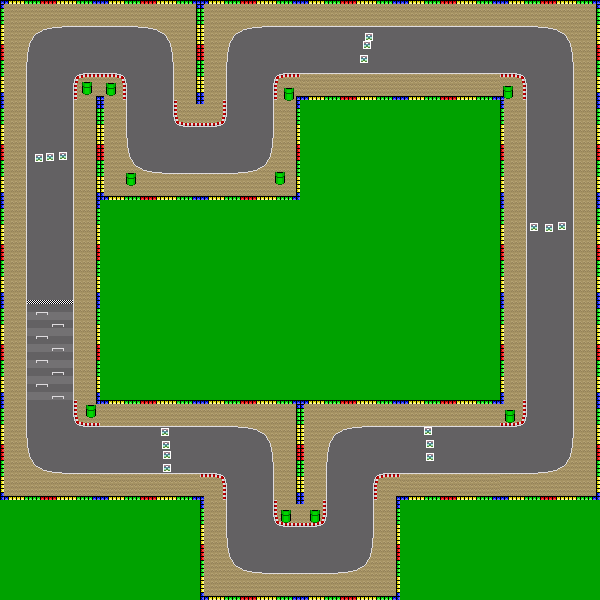 SNES Mario Circuit 3 - Mario Kart PC