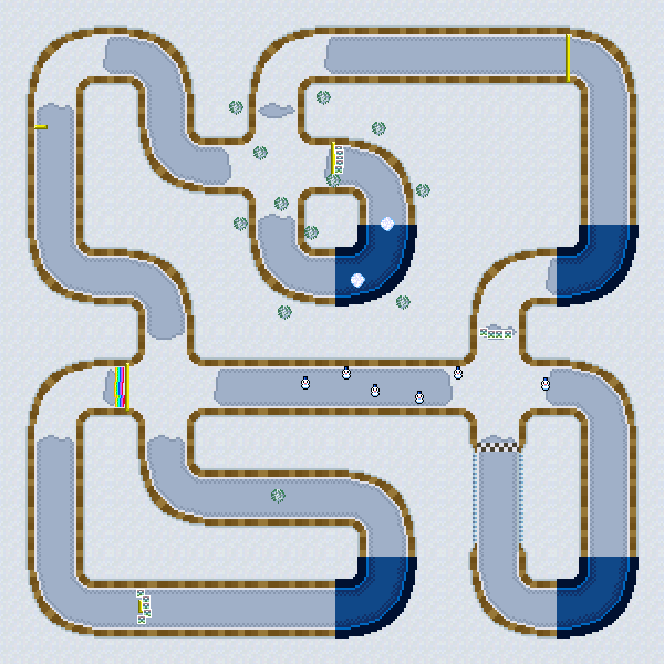 Silky Snowy Lane - Mario Kart PC