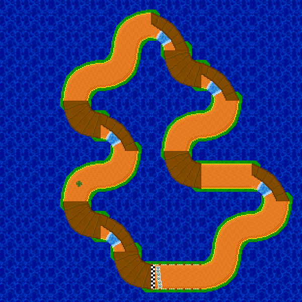 yoshi falls - Mario Kart PC