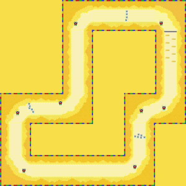 Yoshi's kalimari desert - Mario Kart PC