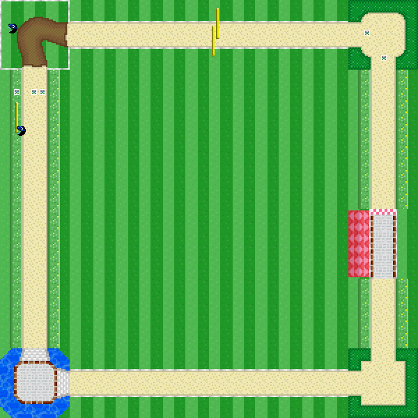 track perfect for test custom characters - Mario Kart PC