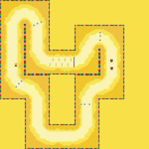 Yoshi Desert - Mario Kart PC