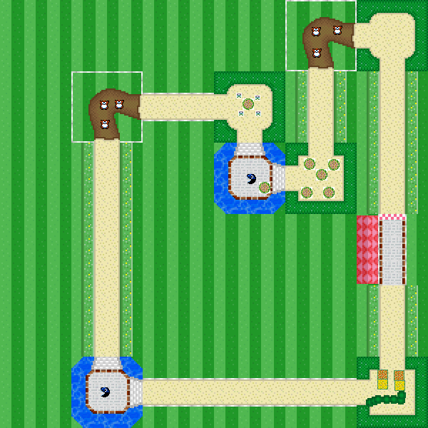 princess toadstool flower garden - Mario Kart PC