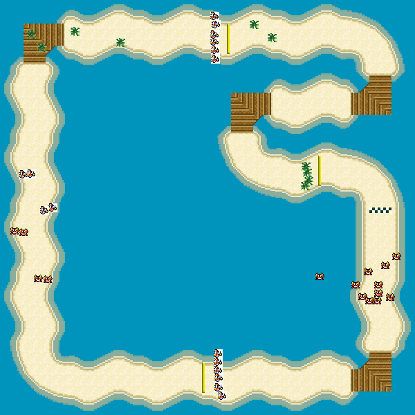 obstacle course 1 - Mario Kart PC