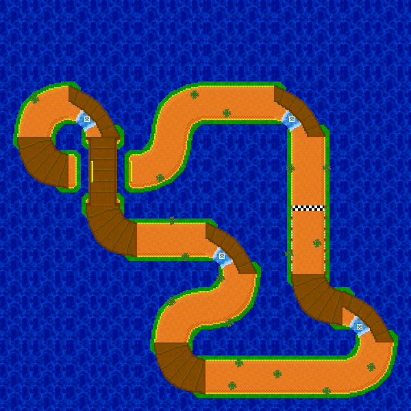Yoshi Falls 1 - Mario Kart PC