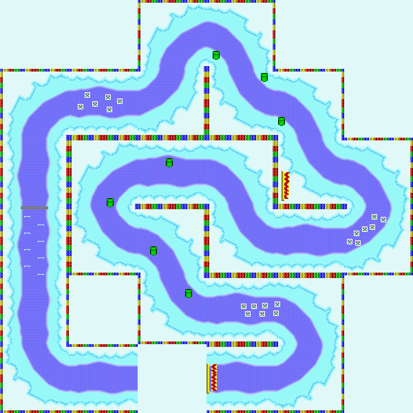 Snow Land (GBA) - Mario Kart PC