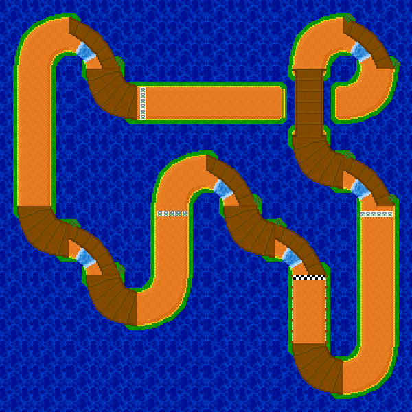 Yoshi Falls 1 - Mario Kart PC