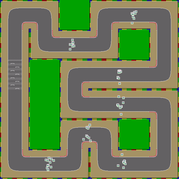 SNES Mario Circuit 3 - Mario Kart PC