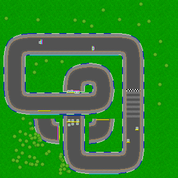 Yoshi Raceway - Mario Kart PC