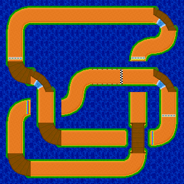 Yoshi Falls 3 - Mario Kart PC