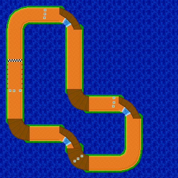 Yoshi falls - Mario Kart PC