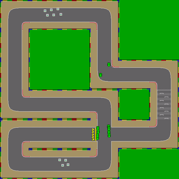 SNES Mario Circuit 2 - Mario Kart PC