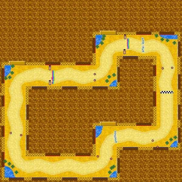 MKT Kalimari Desert - Mario Kart PC