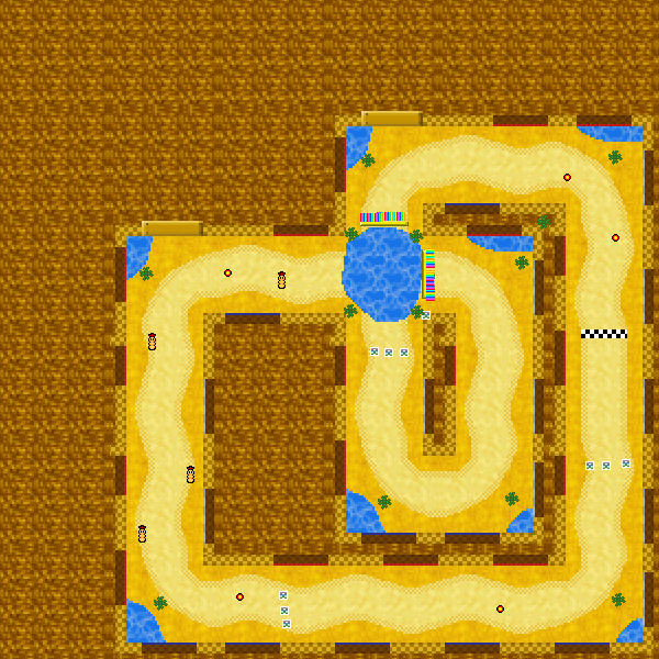 Désert Yoshi - Mario Kart PC